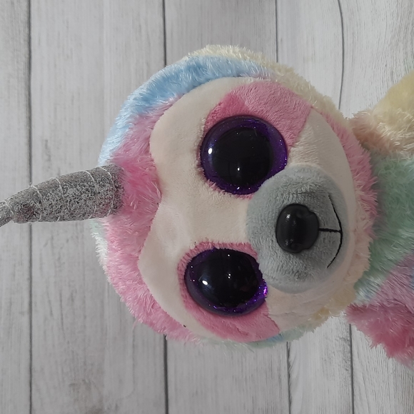 Ty | Toys | Ty Beanie Boo Cooper Unicorn Sloth Tie Dye Plush | Poshmark